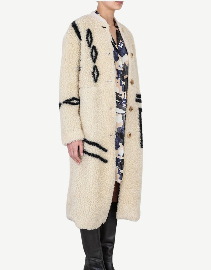 "Gesso" long coat